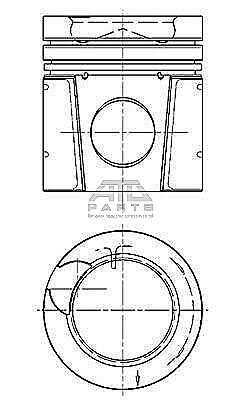 Поршнекомплект DAF XE250/280/315 d130.0 STD KS
