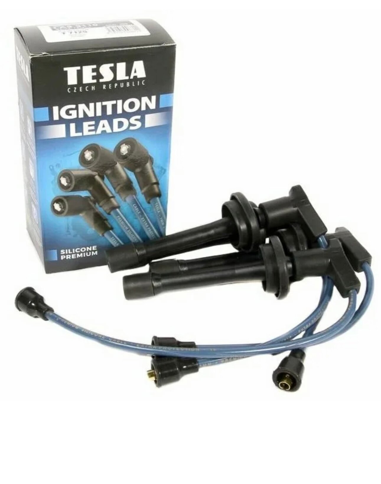 Провода свечные для ГАЗ, Газель, Волга, Соболь с двигателями ЗМЗ-406, ЗМЗ-405, ЗМЗ-409TESLA T696H, силикон с наконечниками, Чехия