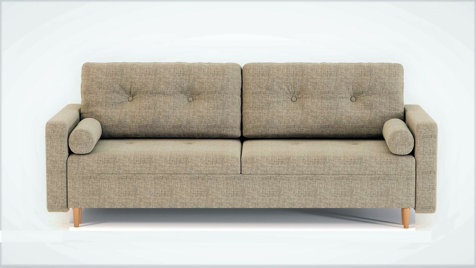 Диван DiHall Белфаст, прямой, раскладной, механизм еврокнижка