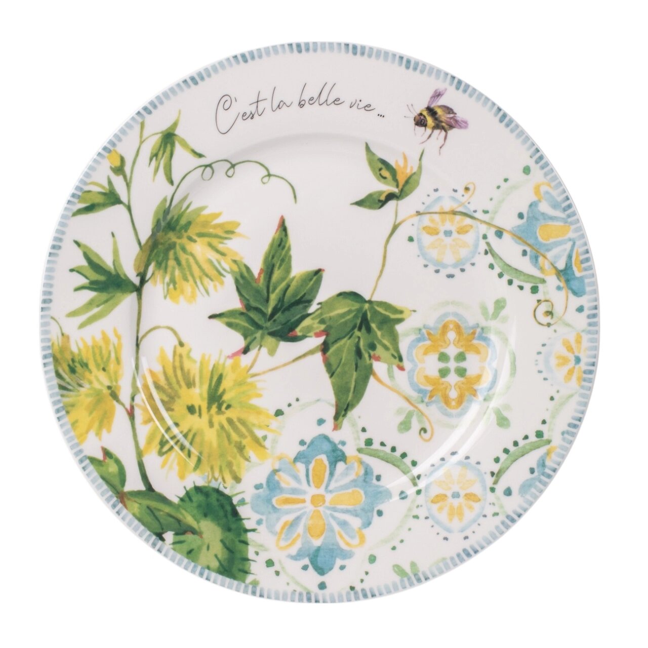Fioretta La Belle Vie десертная тарелка 19 см из фарфора - элегантный дизайн