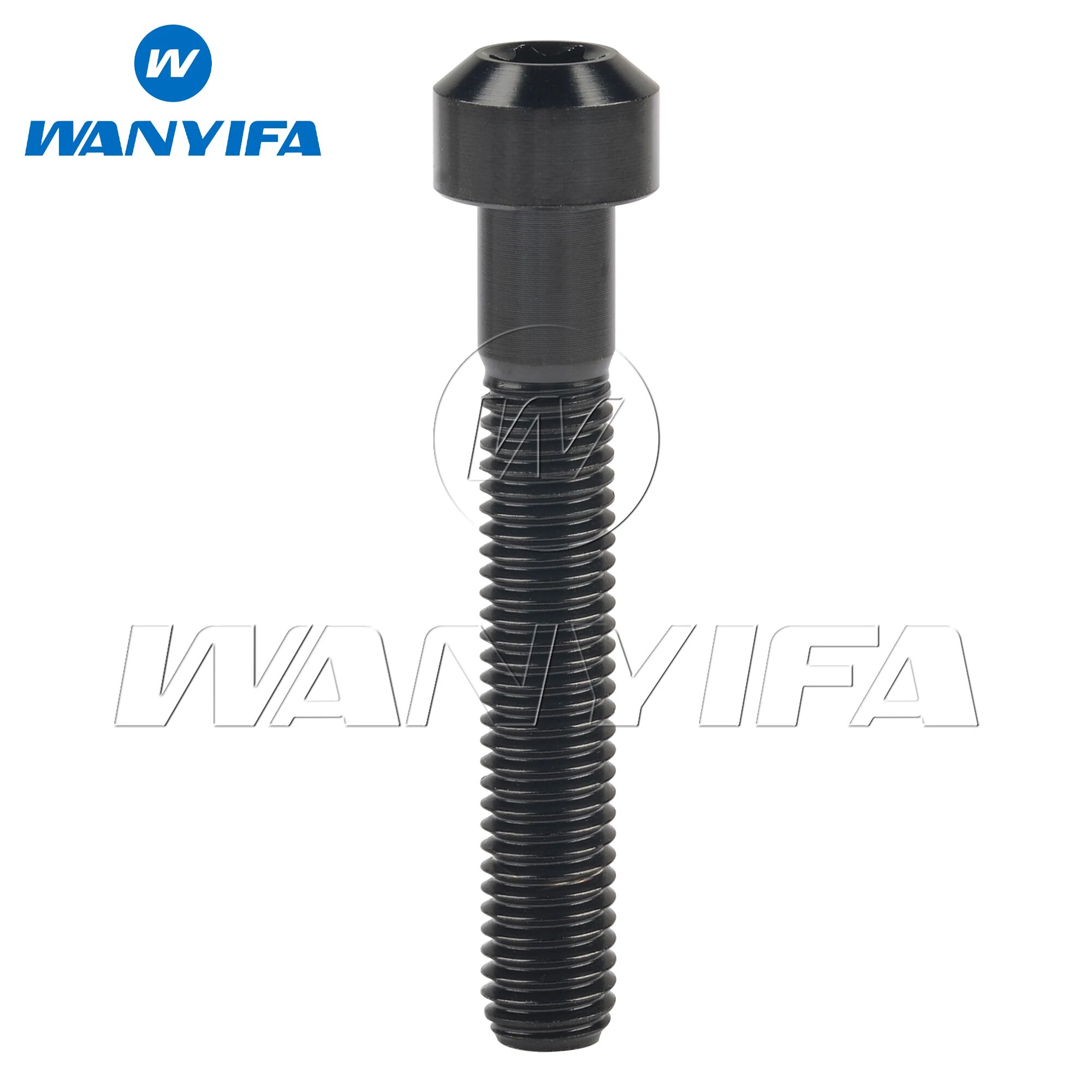 Титановые болты Wanyifa M8x10 15 20 25 30 35 40 45 50 мм Torx T40 Black, 40mm
