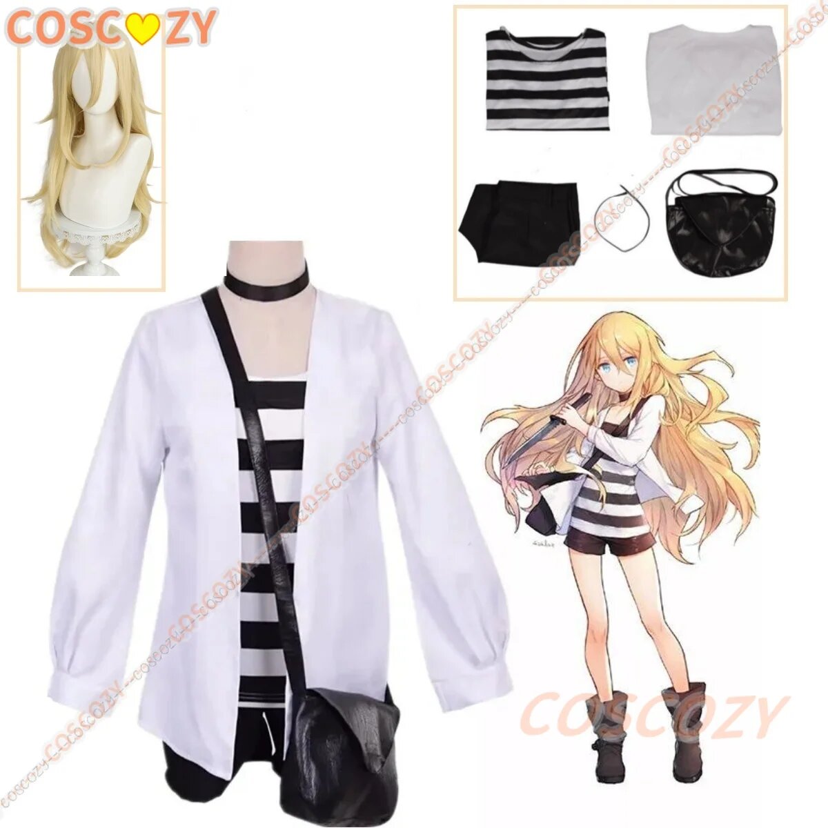 Косплей костюм «Ангелы смерти» Рейчел Гарднер L, Full set and wig