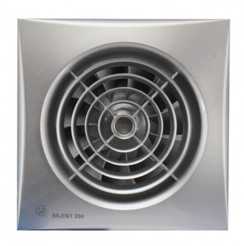 Вентилятор вытяжной Soler&palau Soler & Palau SILENT-200 CHZ SILVER (220-240V 50HZ)