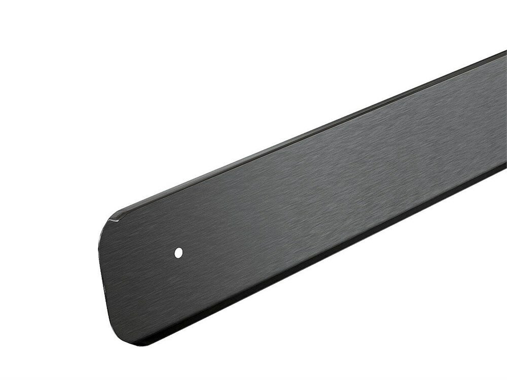 VVT Планка для столешницы торцевая универсальная (R9), МатЧерный, , 38*625*6 МатЧерный