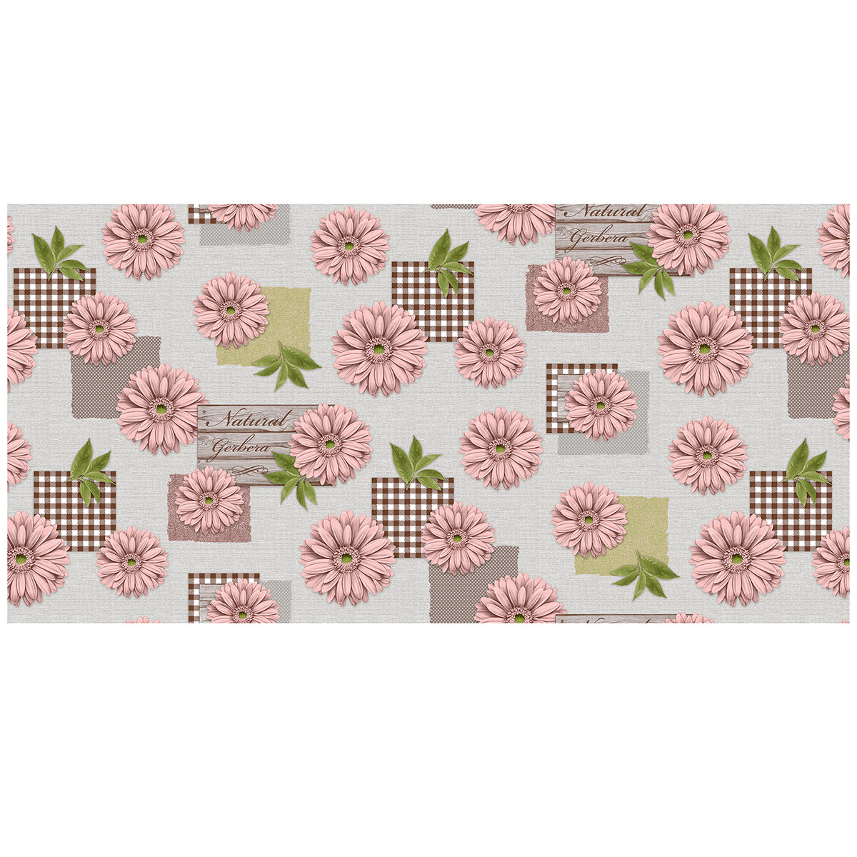 Клеенка столовая на нетканой основе Колорит Мажор 621/15, 1,35 x 20 м