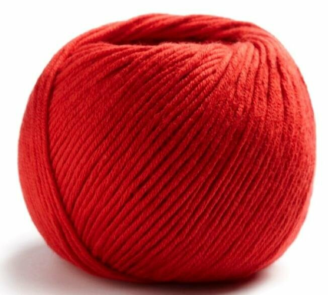 Cosma /Косма/ пряжа Lamana (60% пима хлопок, 40% модал), 50г/100м (15, chili (чили), красный)