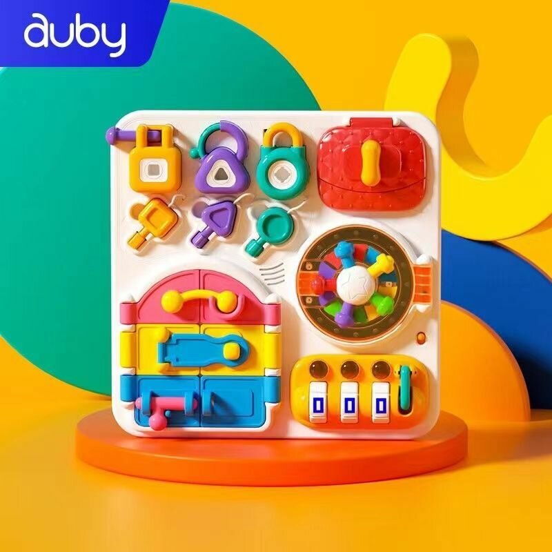 Auby Интерактивная развивающая игрушка Бизиборд Ауби