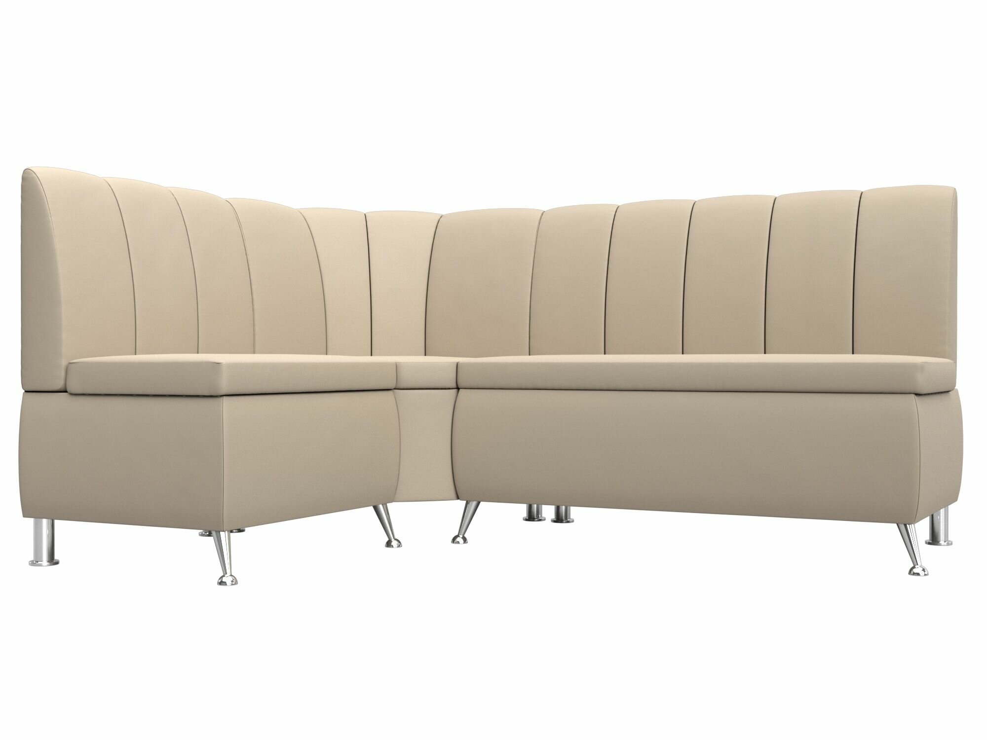 Диван кухонный угловой Кантри левый угол, экокожа, Хит Диванов