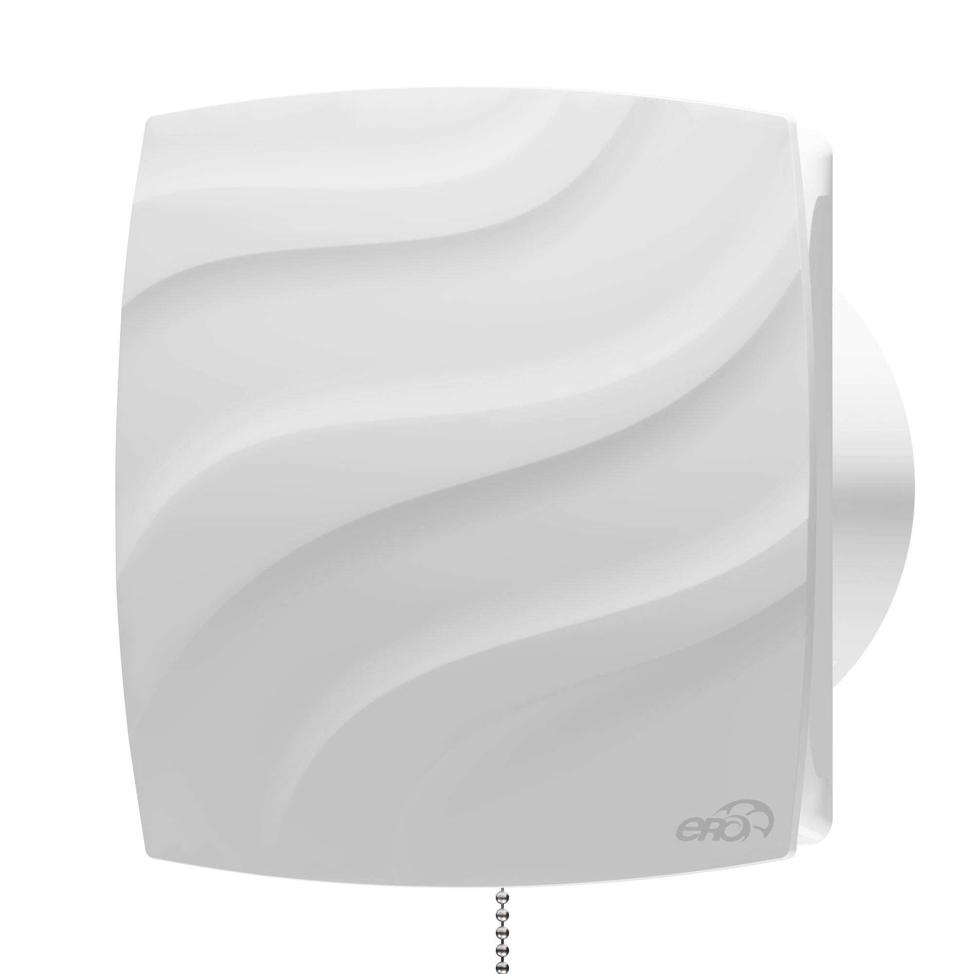 Вентилятор накладной WAVE D120 обр. клапан тяг. выкл. ERA