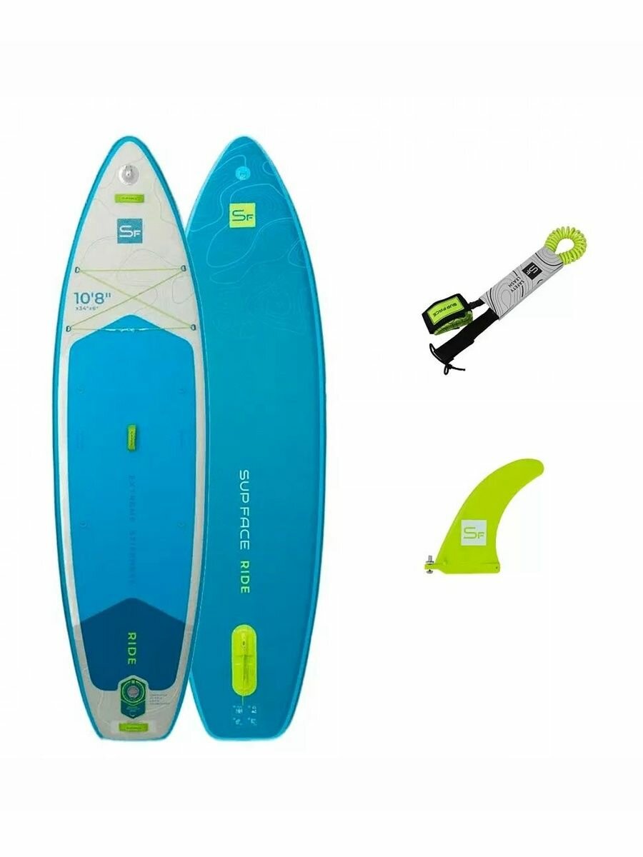 Сапборд SUP face Ride 10.8x34x6 Rental S25 (325x86x15 см) надувной двухслойный / Sup board, SUP-доска, сап борд, supboard