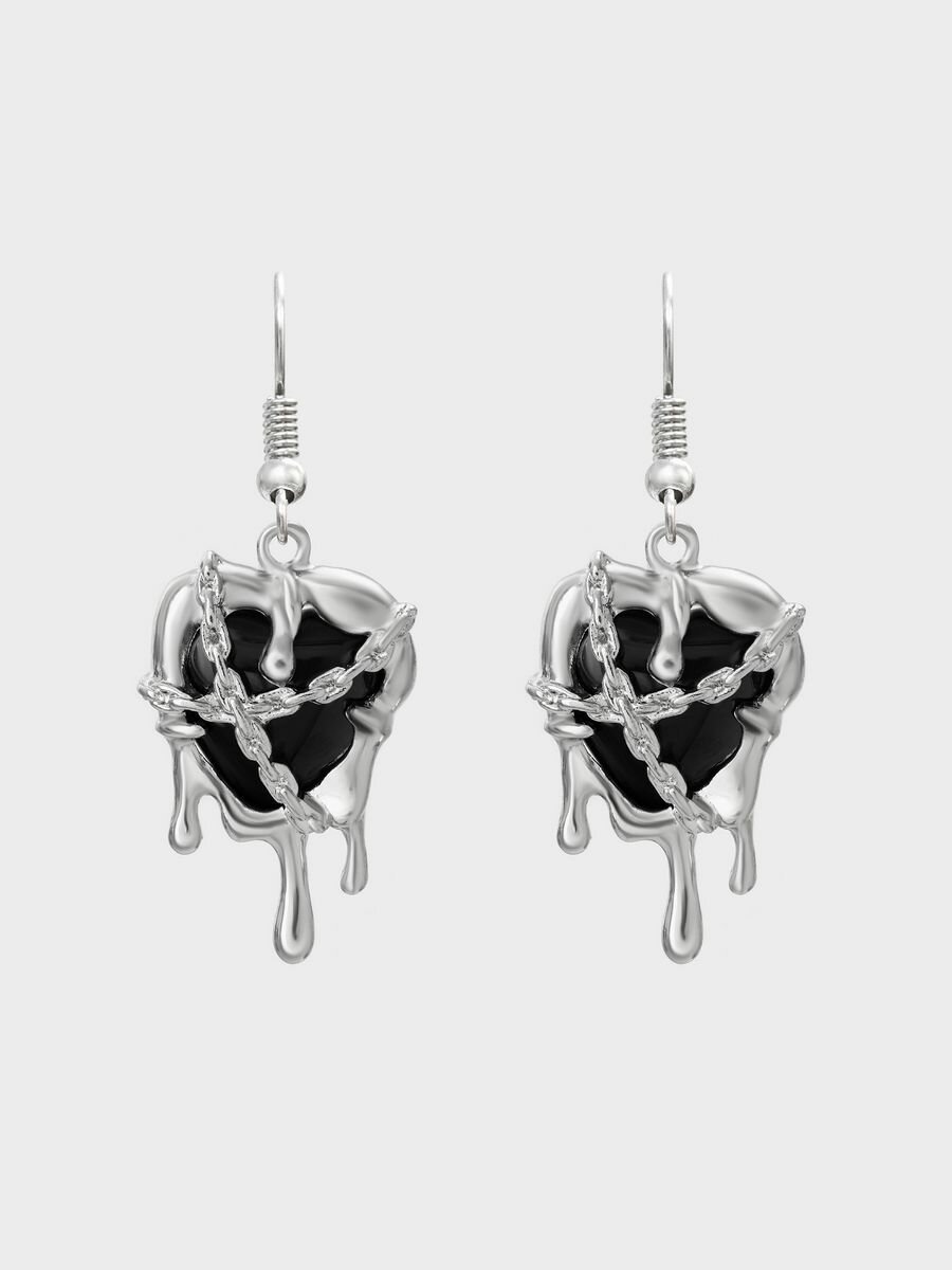 Серьги пусеты, фианит