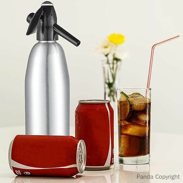 Барботер Машина для приготовления газированной воды, сифон воды объемом 1 литр, портативная сельтзерная машины домашнего бара-клуба