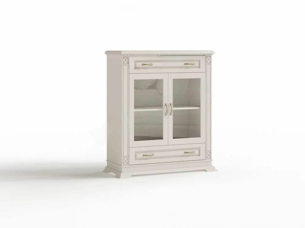 Комод Верди №230 из Массива сосны, 2 ящ, 100х45х120 см, классический орех 2