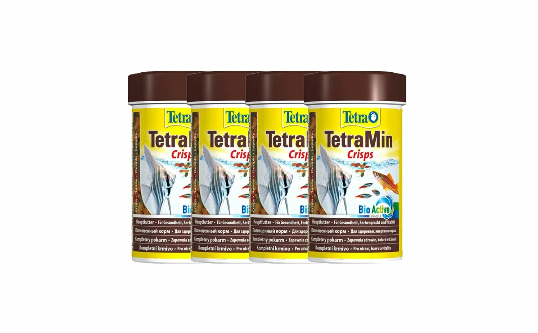 TetraMin Crisps корм-чипсы для всех видов рыб 100 мл х 4 шт.