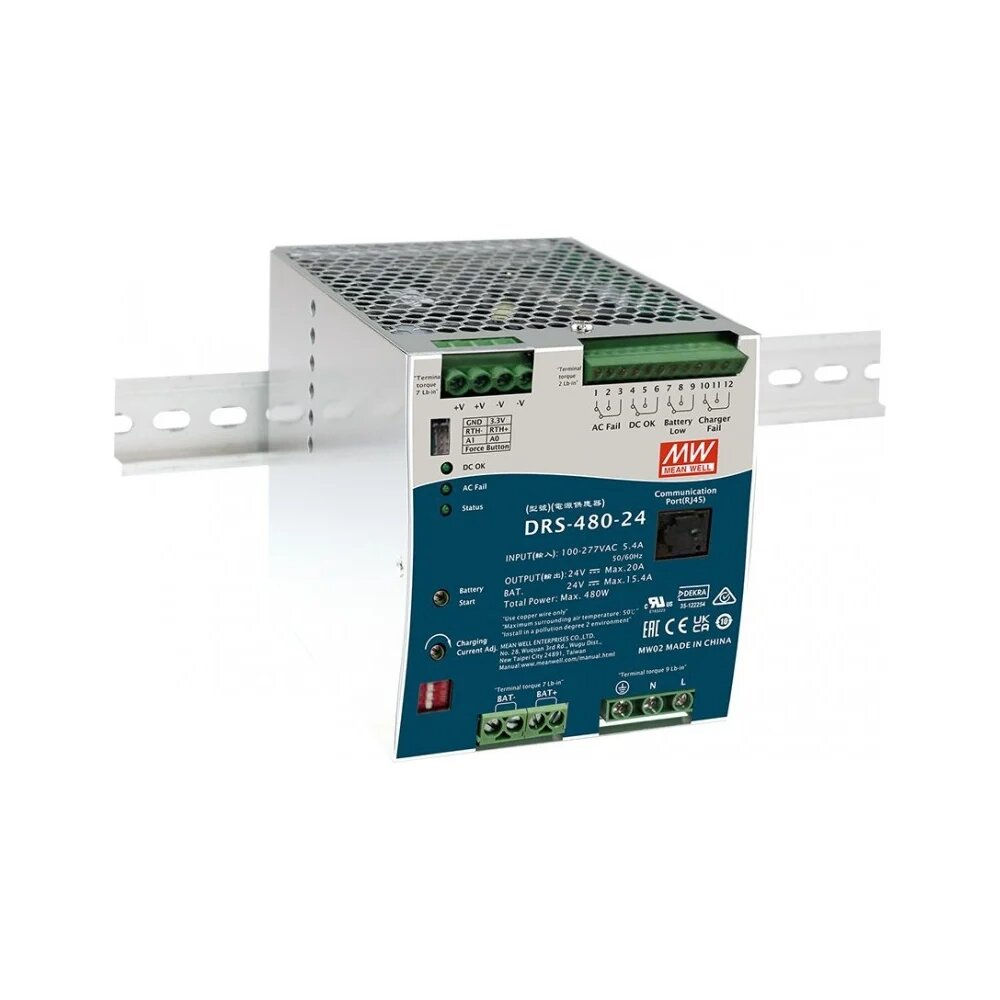 Mean Well DRS-480-24 Источник питания для систем безопасности Т03724202