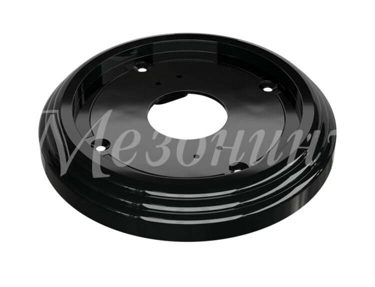 Рамка одноместная / 1 местная / однопостовая пластиковая, черный, усадьба