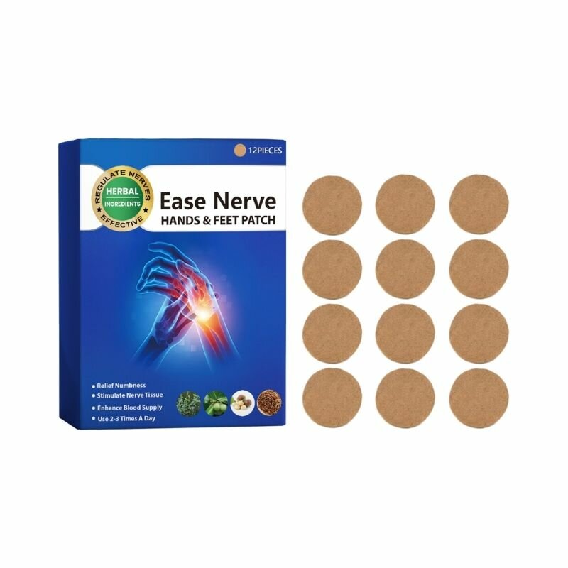 12 шт. Дышащие пластыри для поддержки суставов рук и ног для облегчения онемения