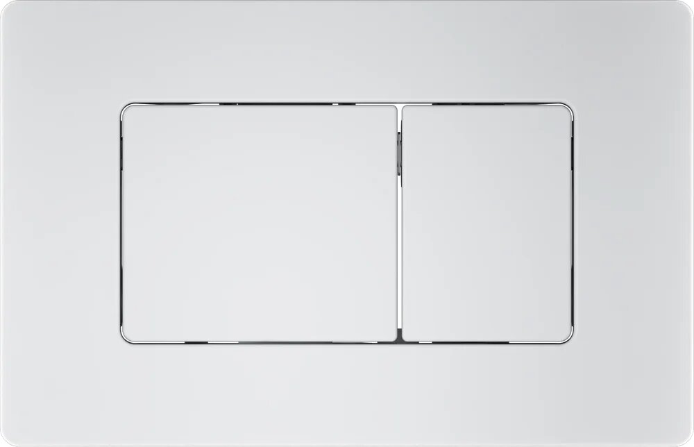 Кнопка смыва для унитаза Grossman Classic 700. K31.04.01M.01M белая, матовая, кнопка для инсталляции, из нержавеющей стали, двойной смыв