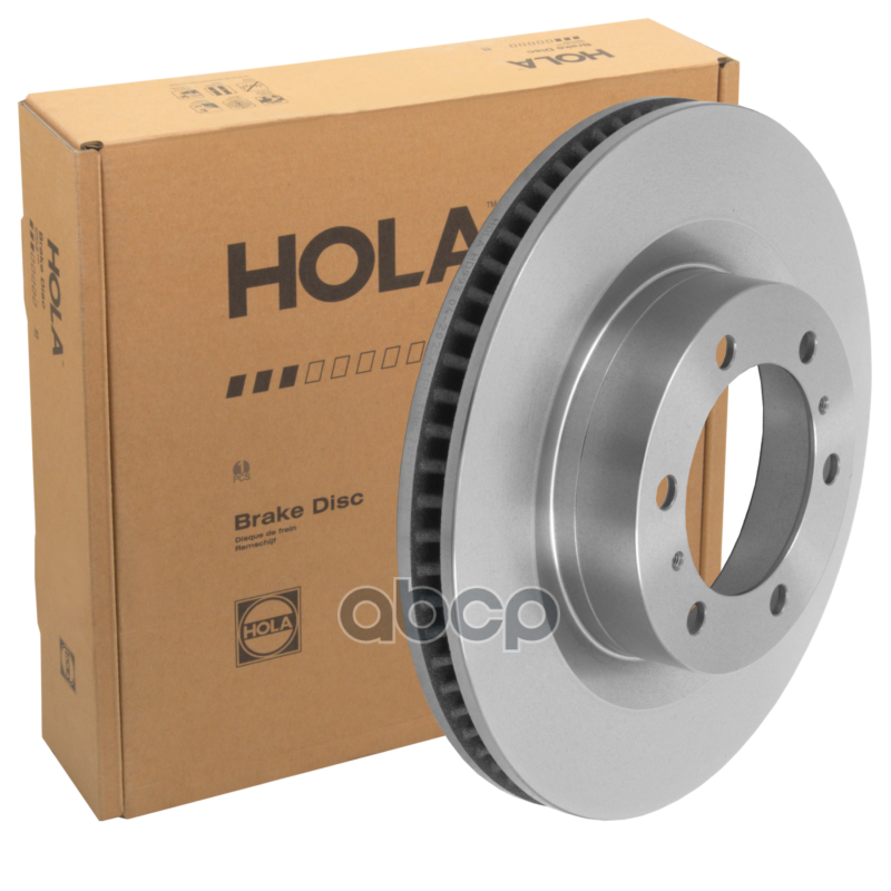 Тормозной диск, вентилируемый, передний, TOYOTA Land Cruiser Prado (10-), (1шт) HOLA арт. HD993