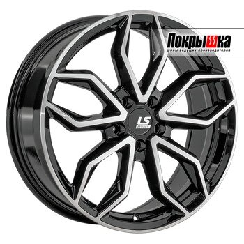 Диски литые LS FlowForming RC104 (BKF) 7.5х18/5х108 D65.1 ET45.0