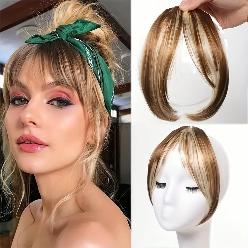 MUMUPI Челка на заколках, дамский парик, французский романтический стиль, быстро создайте прическу, увеличьте объем волос и измените форму лица