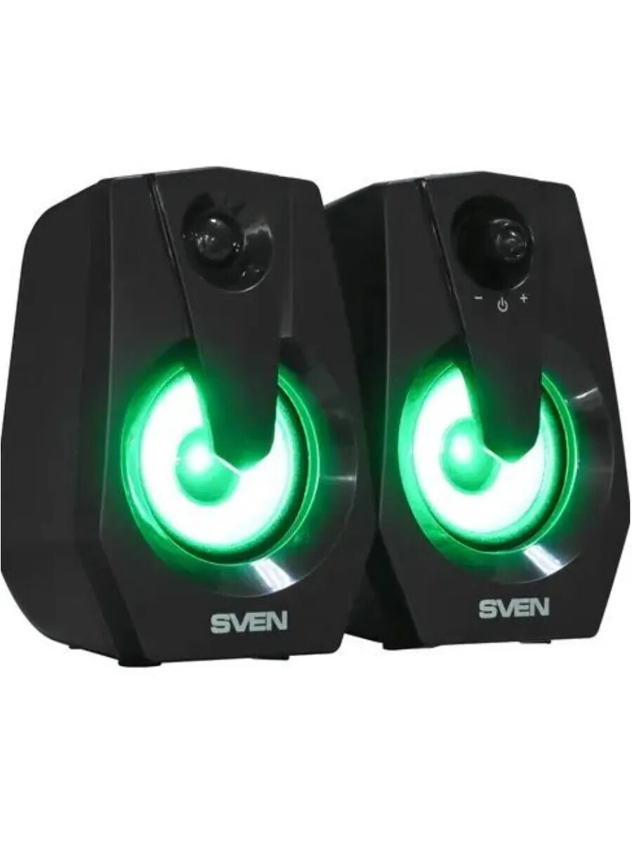 Колонки 370 черный - 2.0, 3 Вт