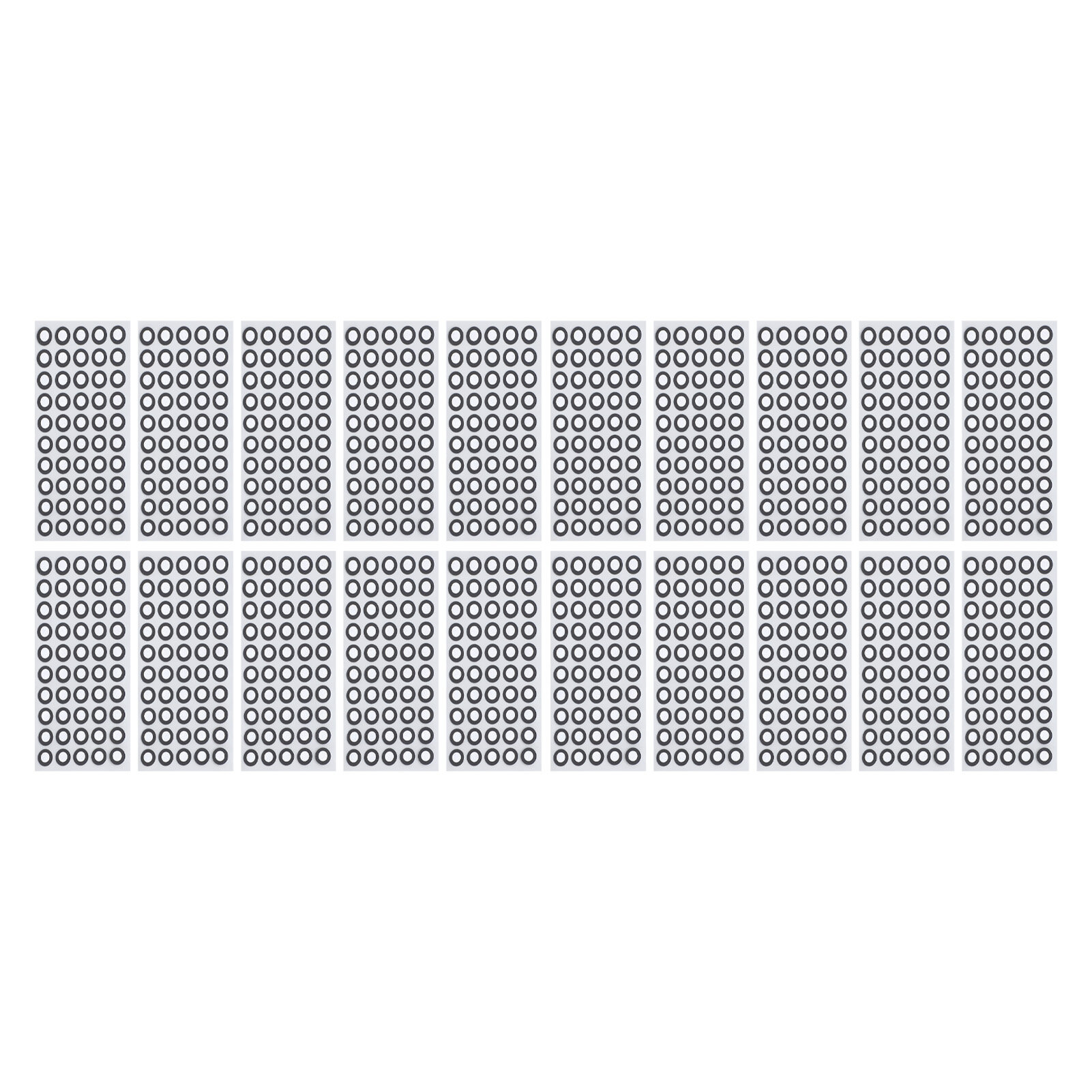 1000 шт. 3D-сканирующих маркеров, внутренний диаметр 6 мм, внешний диаметр 10 мм, высокая отражательная способность, прочное сцепление, контрольные точки.