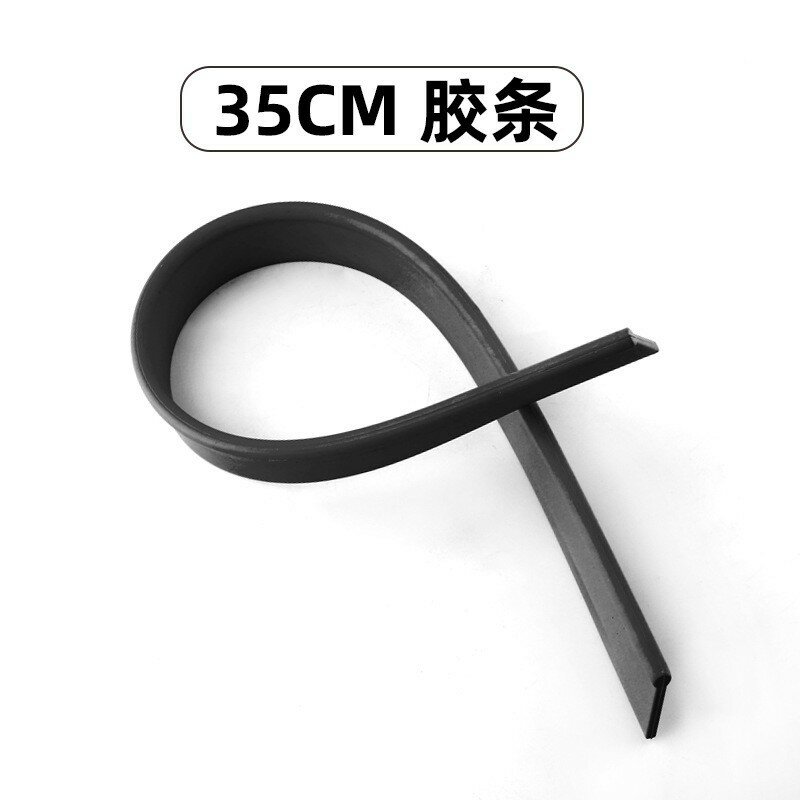 Стеклоочиститель, телескопическая ручка, черная резиновая полоска, 35см