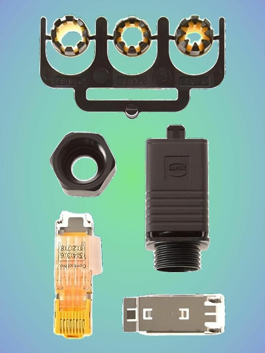 Коннектор AXIS SPR CONN PUSH PULL PLUG IDC-8 IP67