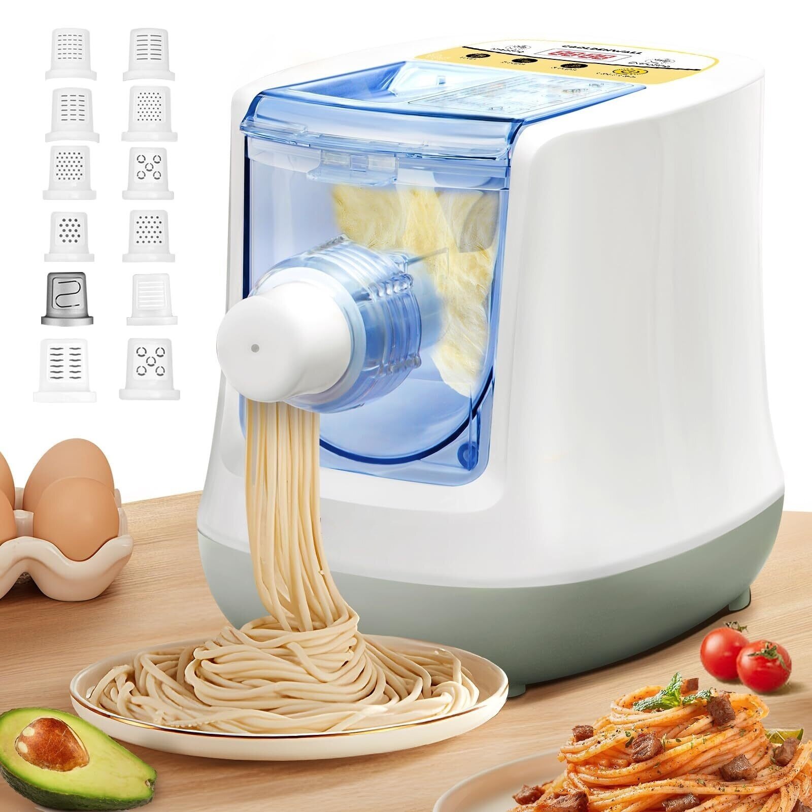 Автоматическая электрическая машина для приготовления пасты, 12 дисков по 650 г