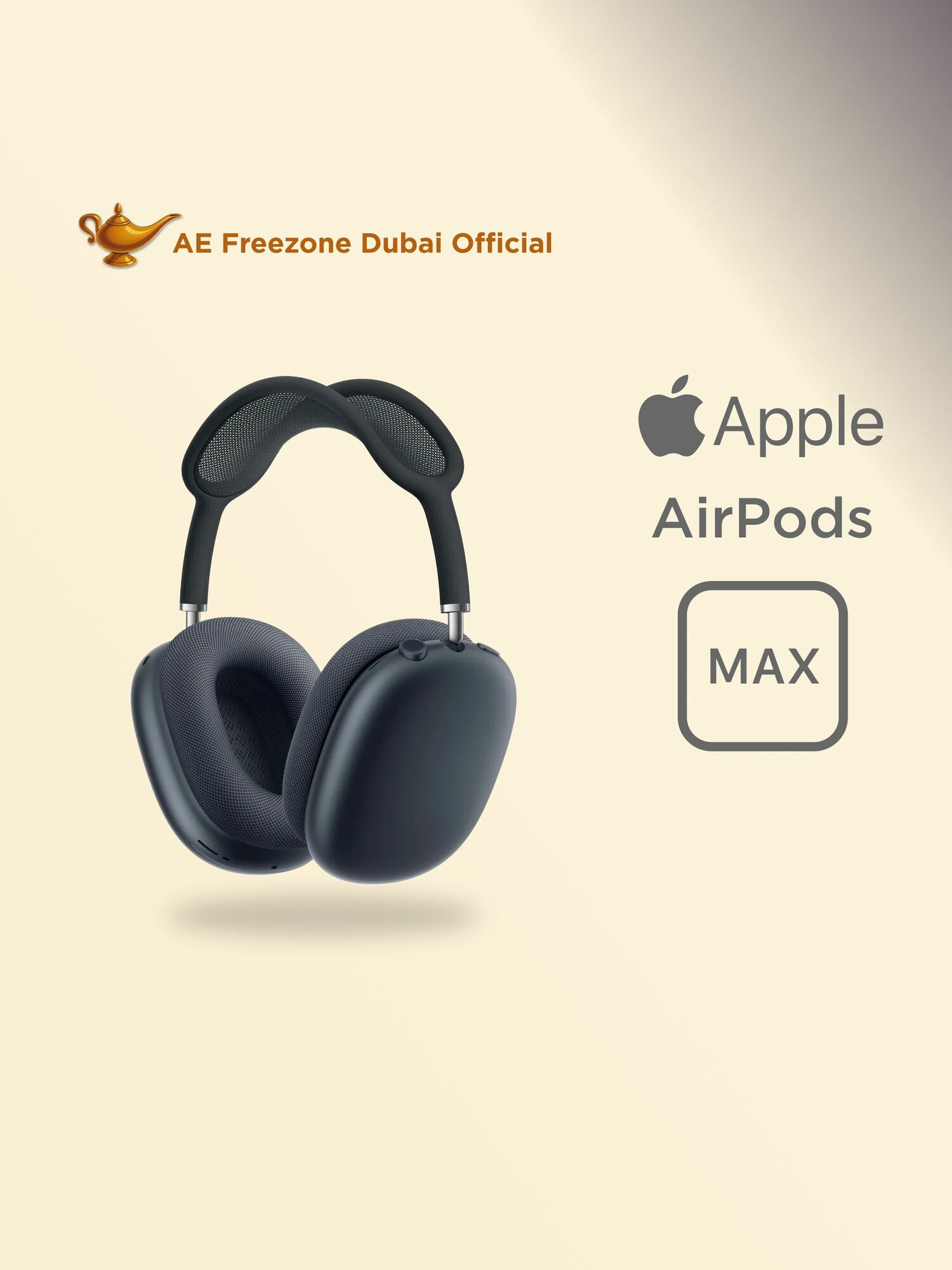 Беспроводные наушники AirPods Max, с шумоподавлением, цвет Midnight