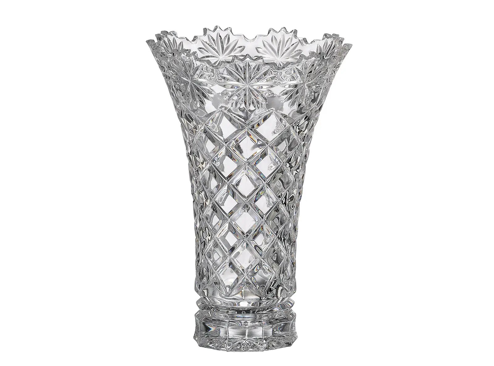 Ваза "Daisy", 20,5см, хрусталь, Crystal Bohemia/ БПХ714