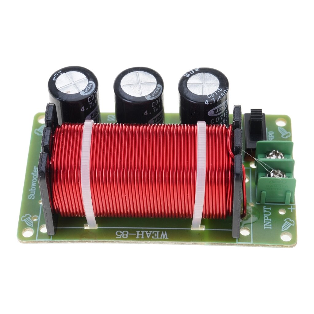 Избыточный вес сабвуфера динамик кроссовер с регулируемой частотой низких частот