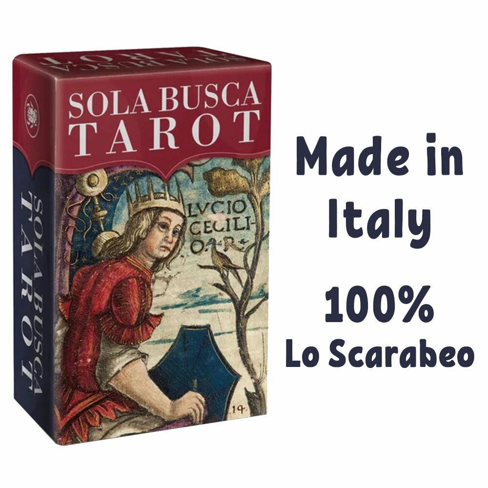 Карты Таро Sola Busca Tarot Mini Pocket Size Cards, Lo Scarabeo / Сола Буска Таро Мини-Карманные карты, Ло Скарабео