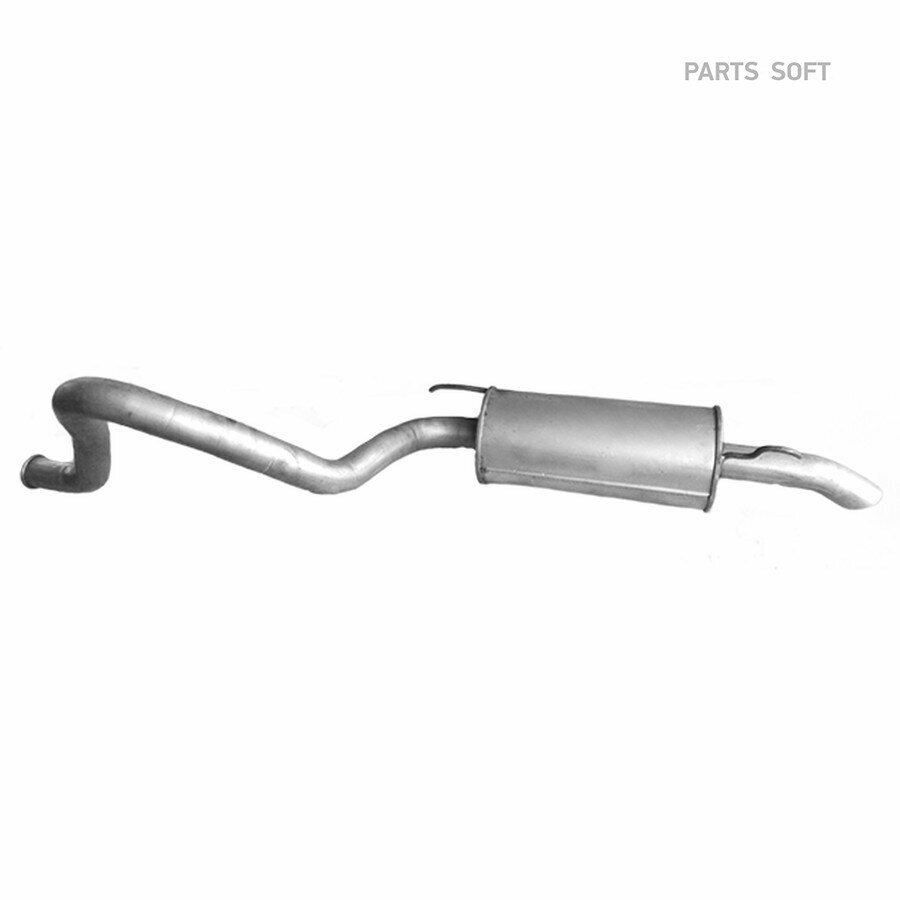 Глушитель TOYOTA LAND CRUISER 100 4.2 от официального дистрибьютора, EDEX, артикул 26297