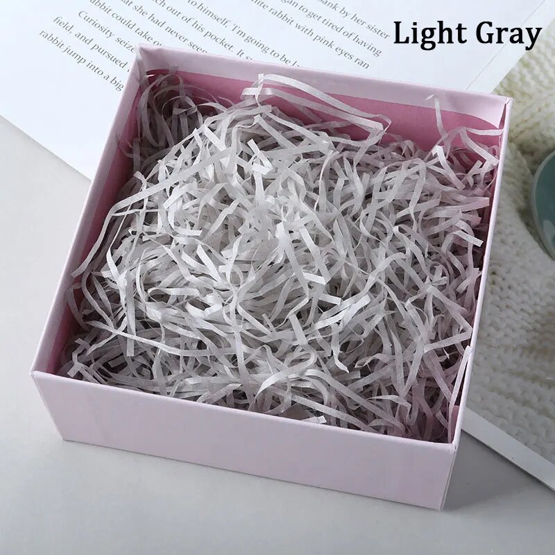 Бумага рафия серая Light-Gray для упаковки 100г
