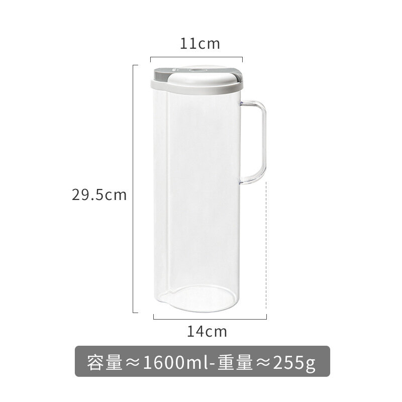 517ААВ. Япония комеки.5651. Бак для хранения лапши с ручкой Бак для хранения грубого зерна классификации Прозрачная