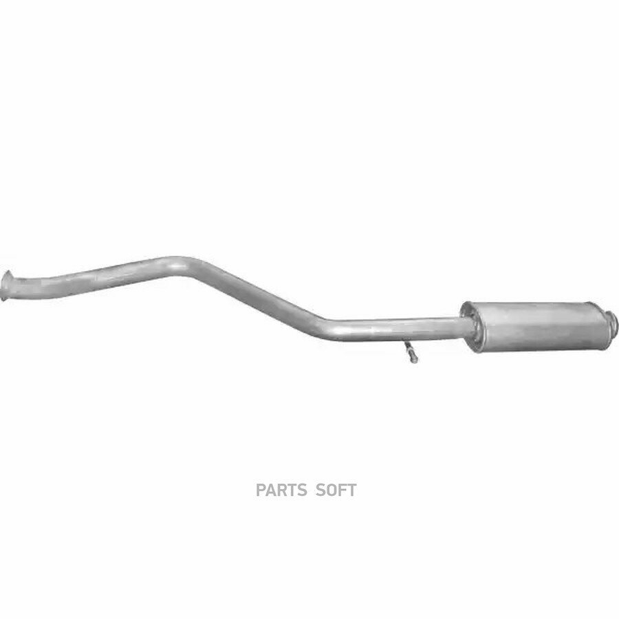 Глушитель средн часть PEUGEOT: 306 1.9TD 93-02/2.0HDI 99-02 от официального дистрибьютора, POLMOSTROW, артикул 1974
