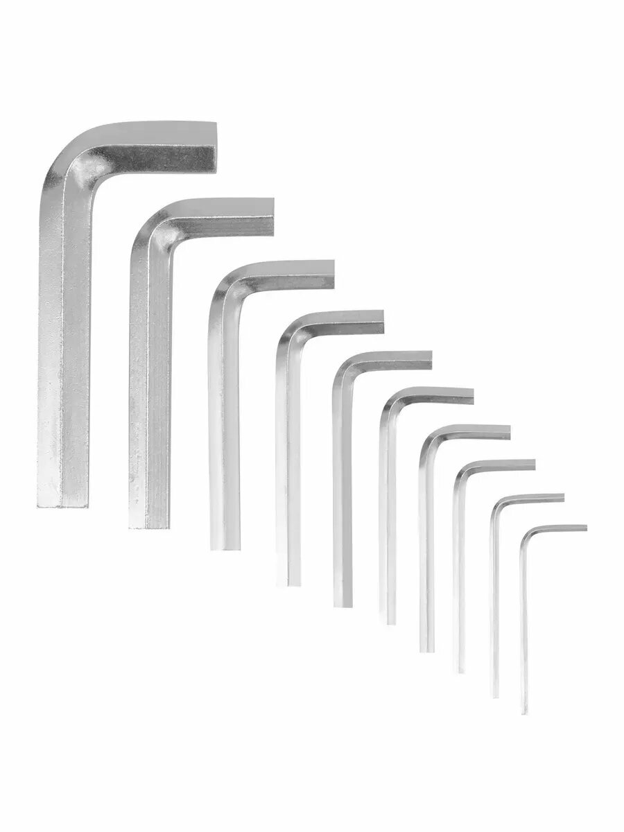 Шестигранные ключи 1.5-10 мм (имбусовые), HEX, SPARTA 112685