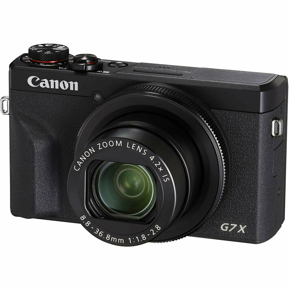 Фотоаппарат Canon PowerShot G7 X Mark III Black (черный), Русский язык.