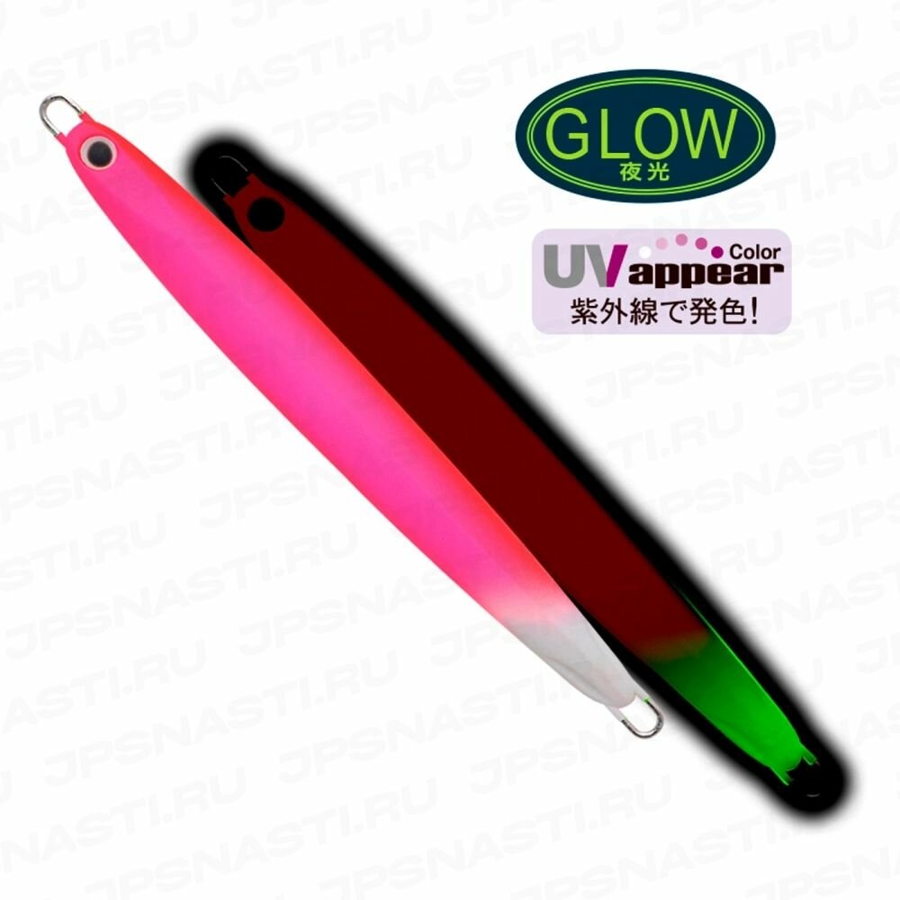 Пилькер для рыбалки Palms Slow Blatt Cast Long Lake Shore Slow, 10 г, #MSL-261 UV Matte Pink Spotted Glow