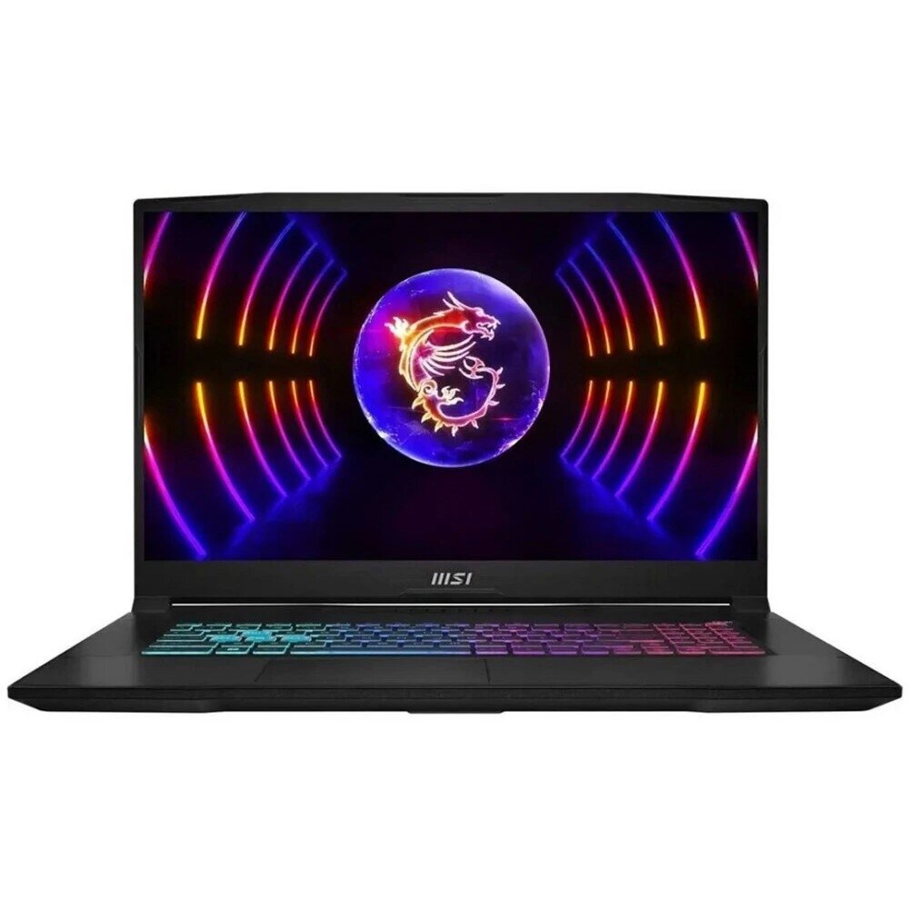 Ноутбук MSI Katana 17 B12UCR 9S7-17L541-1466 Black 17.3" FHD i5-12450H/ DDR5 16GB (8GB*2)/1TB SSD/RTX3050 GDDR6 4GB, backlight (Red)/DOS