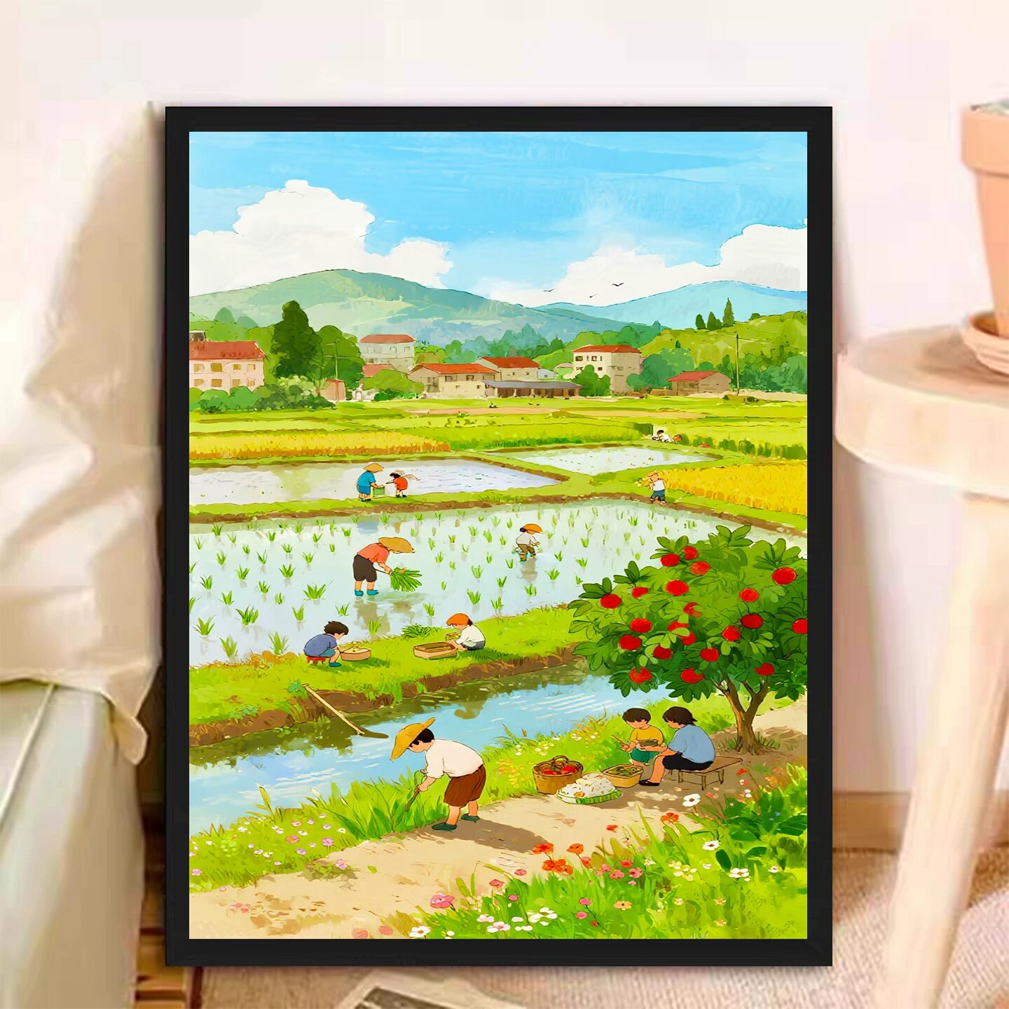 120-штучная мини-пазл-игрушка, 20x25 см, лимонно-желтый цвет с черной рамкой для малышей 3-6 лет обучающая игрушка