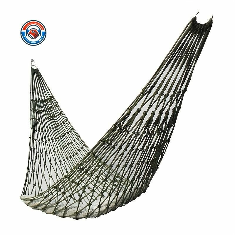 Нейлоновый канатный сетчатый гамак, подвесной садовый гамак для дачи и отдыха, дышащая сетка для уличного релакса и уютного отдыха
