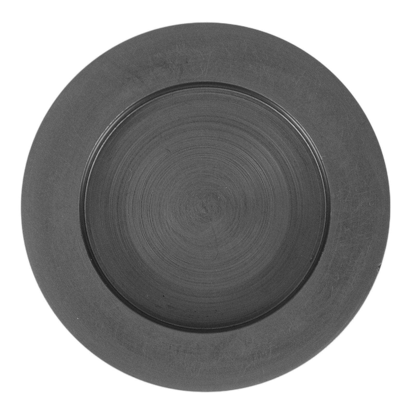 Круглая графитовая форма для литья металлов, чёрная, для плавки слитков