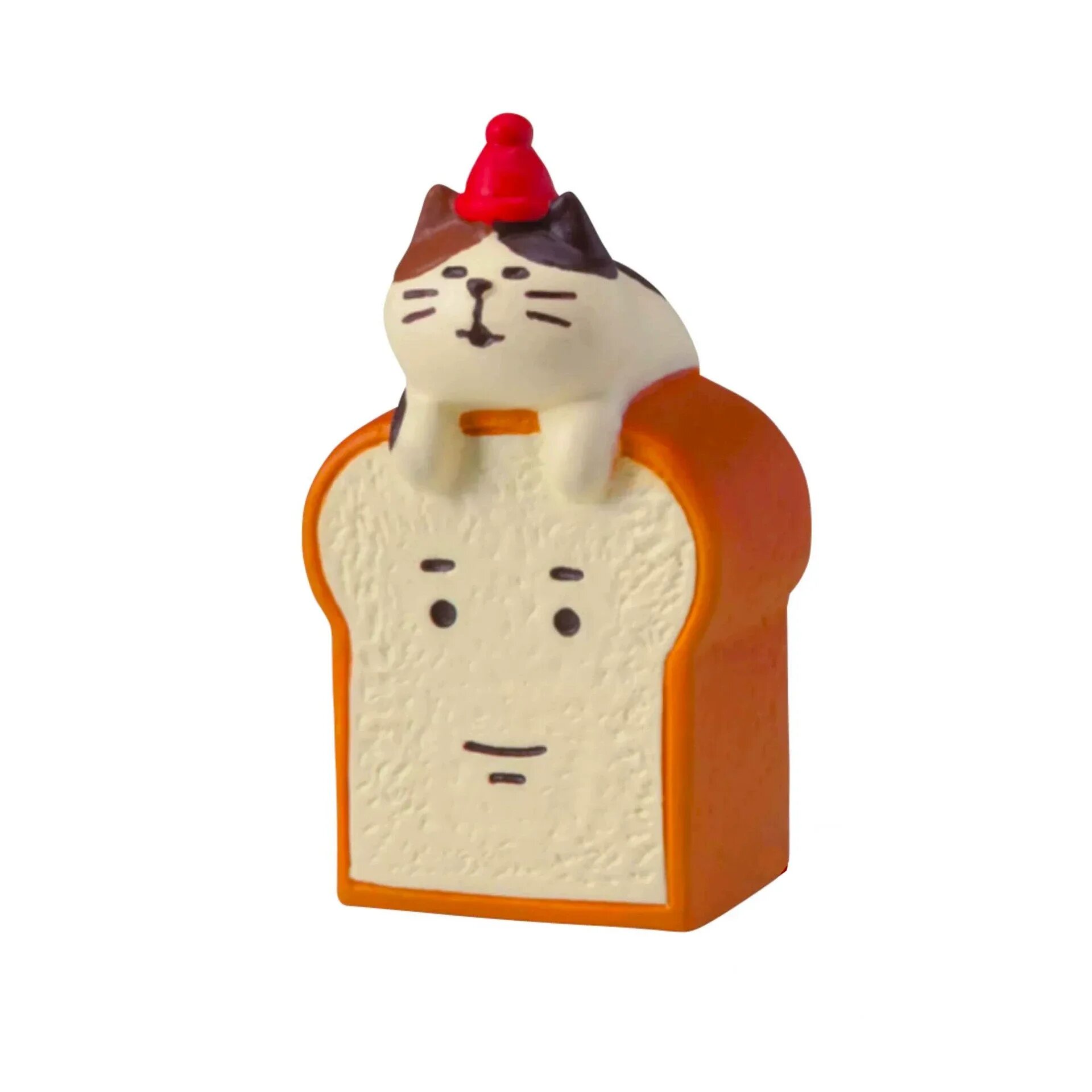 Bread Baking Cake Series Creative Fashion Toys Cat Action Figures Car Interior Desktop Miniatures Resin Ornament Accessories