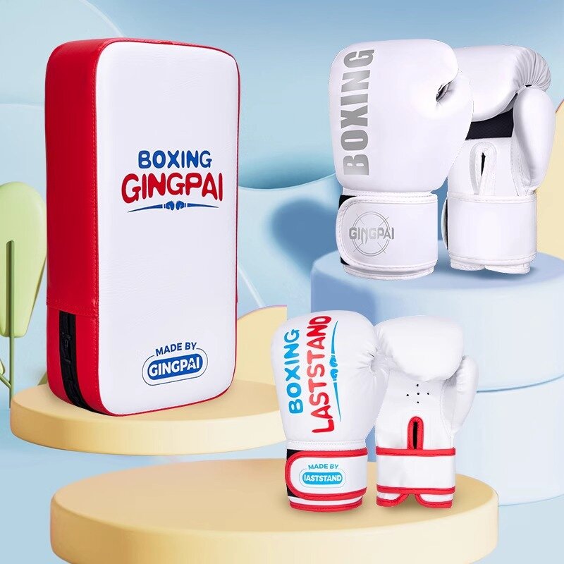 Детские боксерские перчатки, набор для родителей и детей, муай-тай, мишень для рук, мишень для ног, развлечение, упражнения, домашний тренировочный партнер