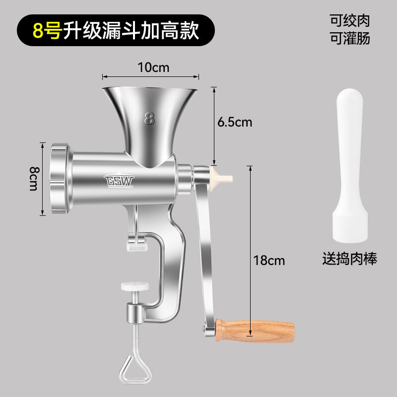 Наполнитель для колбас, домашний производитель колбас, ручная мясорубка, инструмент для оболочек колбас, машина для изготовления колбас