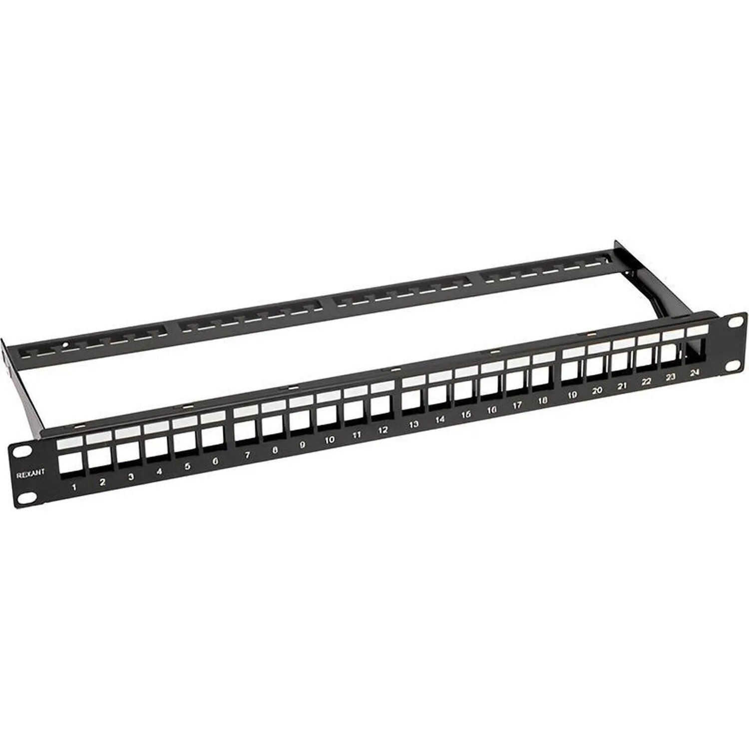 Патч-панель REXANT (02-0053) наборная 19, 1U, 24 порта, UTP REXANT PRO