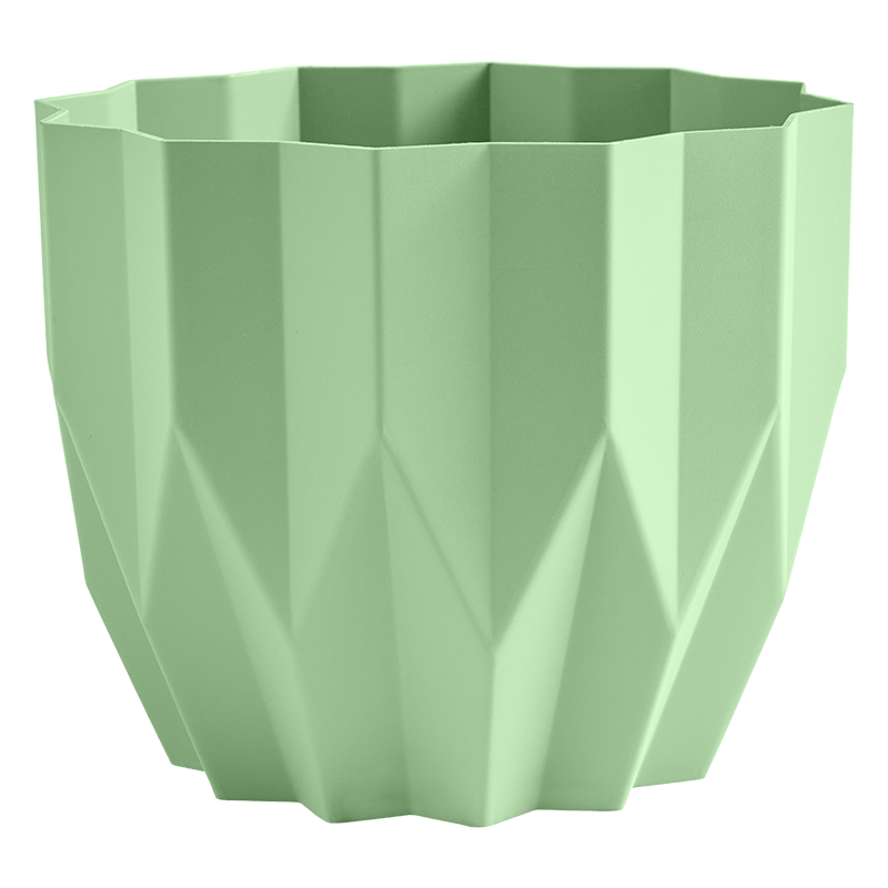 Кашпо геометрия 0.8Л мята 16*13*13 ВМС